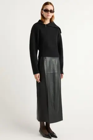 Modern Citizen Rama Vegan Leather Maxi Skirt