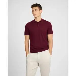 Onia Extra Fine Merino Wool Polo - Port Wine