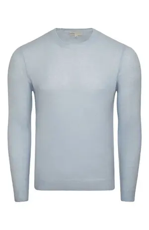 Onia Featherweight Cashmere Sweater - Soft Sky