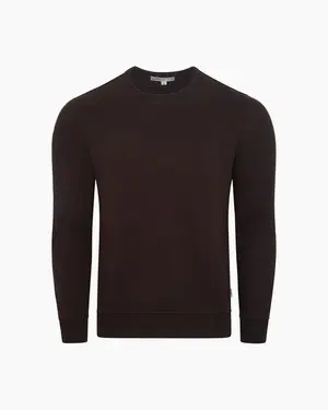 Onia Crewneck Heavyweight Terry Sweater - Dark Java