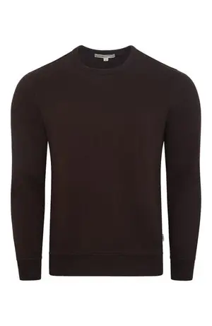 Onia Crewneck Heavyweight Terry Sweater - Dark Java