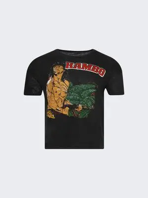 EARTHLING VIP Rambo Vintage Tee Black