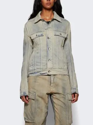 Rick Owens Trucker Worker Denim Jacket