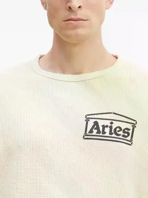 Aries Waffle-pattern Sweatshirt