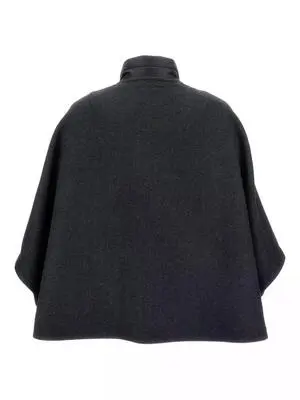 FAY Hook-fastening Wool Cape