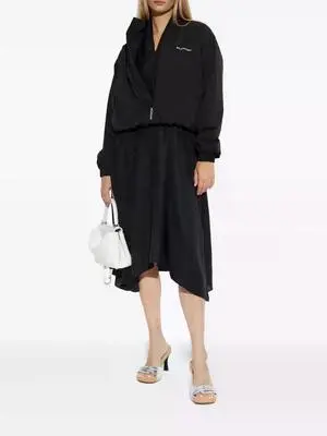 Balenciaga Logo-embroidered Jacket - Black