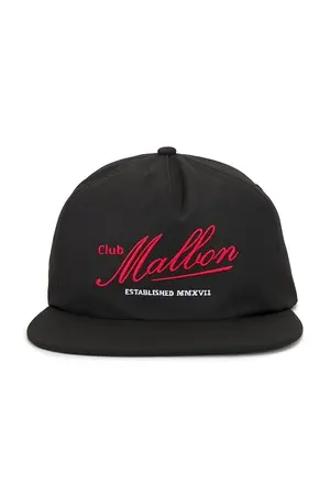MALBON Members Snapback Hat - Black