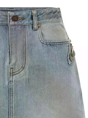 Balenciaga City Raw-cut Mini Skirt