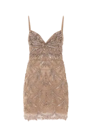 PatBO Embroidery Dreams Mini Dress