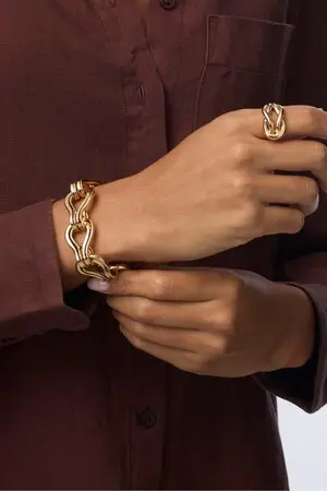 PatBO Buckle Bracelet - Gold