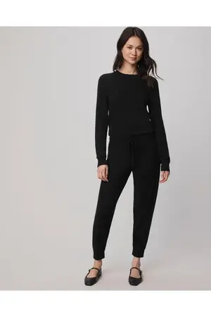 Splendid Tori Cashmere Jogger - Black