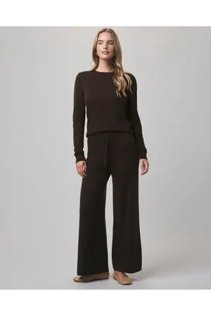 Splendid Hannah Sweater Pant - Chocolate