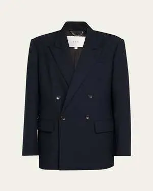 A.L.C. Calla Oversized Tailored Jacket - Evening Blue