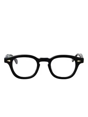 JULIUS TART OPTICAL Ar Round-frame Glasses - Black