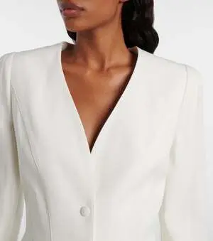 MUGLER Re/edit Single-breasted Blazer - White