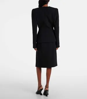 MUGLER Re/edit Single-breasted Blazer - Black