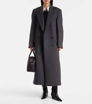 RÓHE Double-breasted Wool-blend Coat