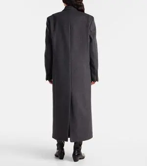 RÓHE Double-breasted Wool-blend Coat