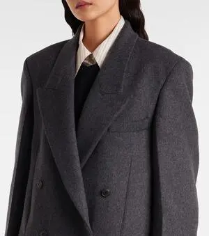 RÓHE Double-breasted Wool-blend Coat