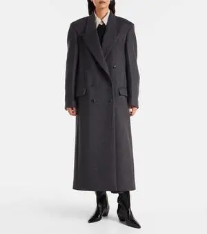 RÓHE Double-breasted Wool-blend Coat