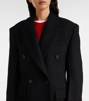 RÓHE Double-breasted Virgin Wool Coat