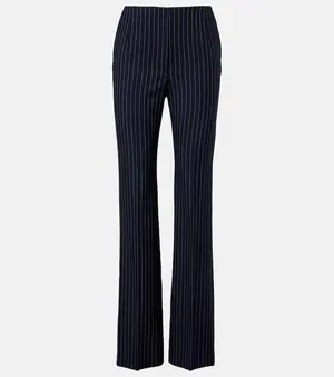 MUGLER Re/edit High-rise Straight Pants