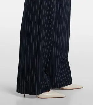 MUGLER Re/edit High-rise Straight Pants