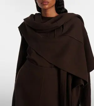 Jardin Des Orangers Wool And Cashmere Hooded Cape