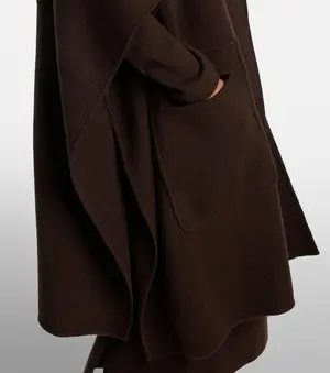 Jardin Des Orangers Wool And Cashmere Hooded Cape
