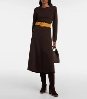Jardin Des Orangers Wool And Cashmere Bodysuit - Brown