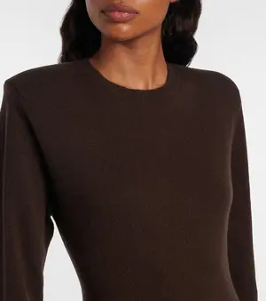 Jardin Des Orangers Wool And Cashmere Bodysuit - Brown