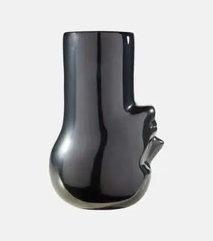 POLSPOTTEN Upside-down Ceramic Vase - Grey