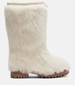 YVES SALOMON Shearling Mid-calf Boots