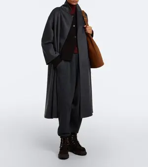 YVES SALOMON Shearling-lined Suede Boots