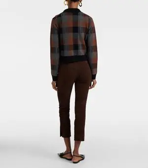 Vince Suede Slim Pants - Brown