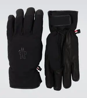 Moncler Padded Ski Gloves - Black