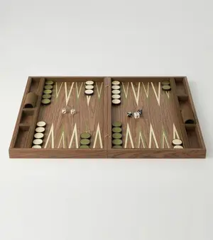 L'Objet X Fortuny Backgammon Set - Green
