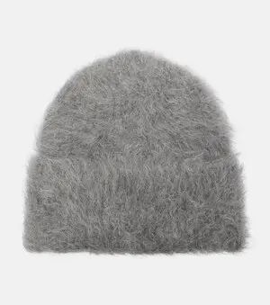 TOTEME Alpaca-blend Beanie - Grey