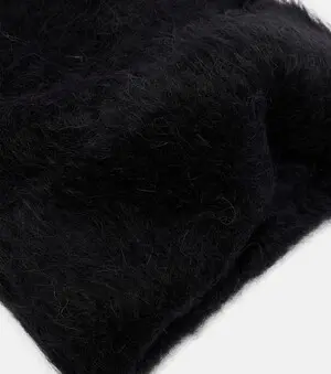 TOTEME Alpaca Wool-blend Beanie - Black
