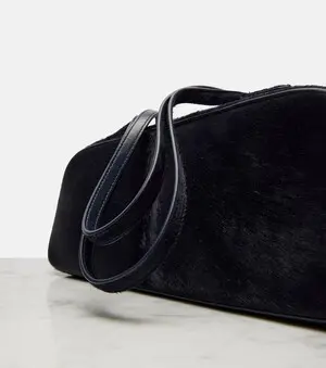 Khaite Simona Calf Hair Shoulder Bag - Blue