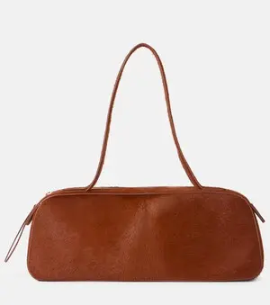 Khaite Simona Calf Hair Shoulder Bag - Brown