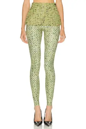 DIESEL Legging With Skirt - Green