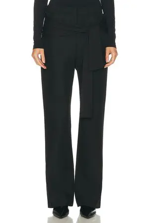Coperni Jersey Wrap Pant - Black