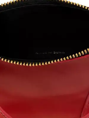 Comme Des Garçons Handles Line Leather Mini Bag - Red