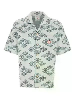 Casablanca Embroidered Jacquard Shirt - Grey
