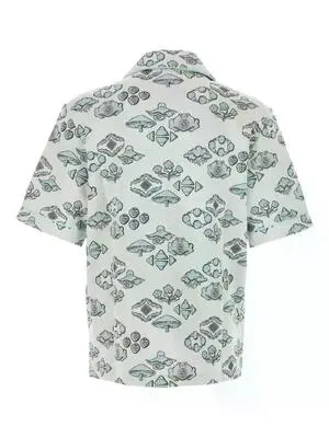 Casablanca Embroidered Jacquard Shirt - Grey
