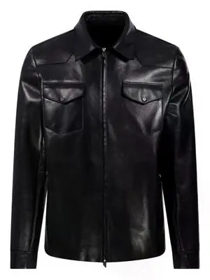 SALVATORE SANTORO Zipped Leather Jacket