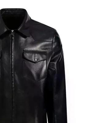 SALVATORE SANTORO Zipped Leather Jacket