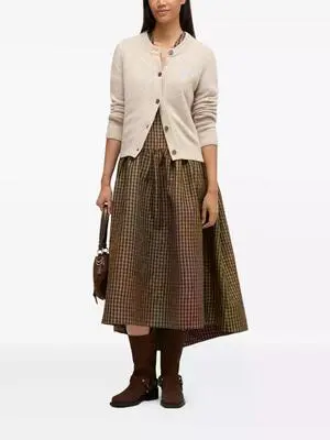 GANNI Buttoned Cardigan - Neutrals