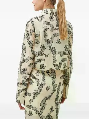 Day Birger Et Mikkelsen Floral Cropped Blouse